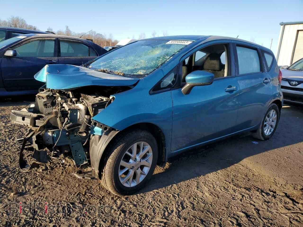 Report 3N1CE2CP4FL448985 NISSAN VERSA 2015 BLUE GAS - price and damage ...