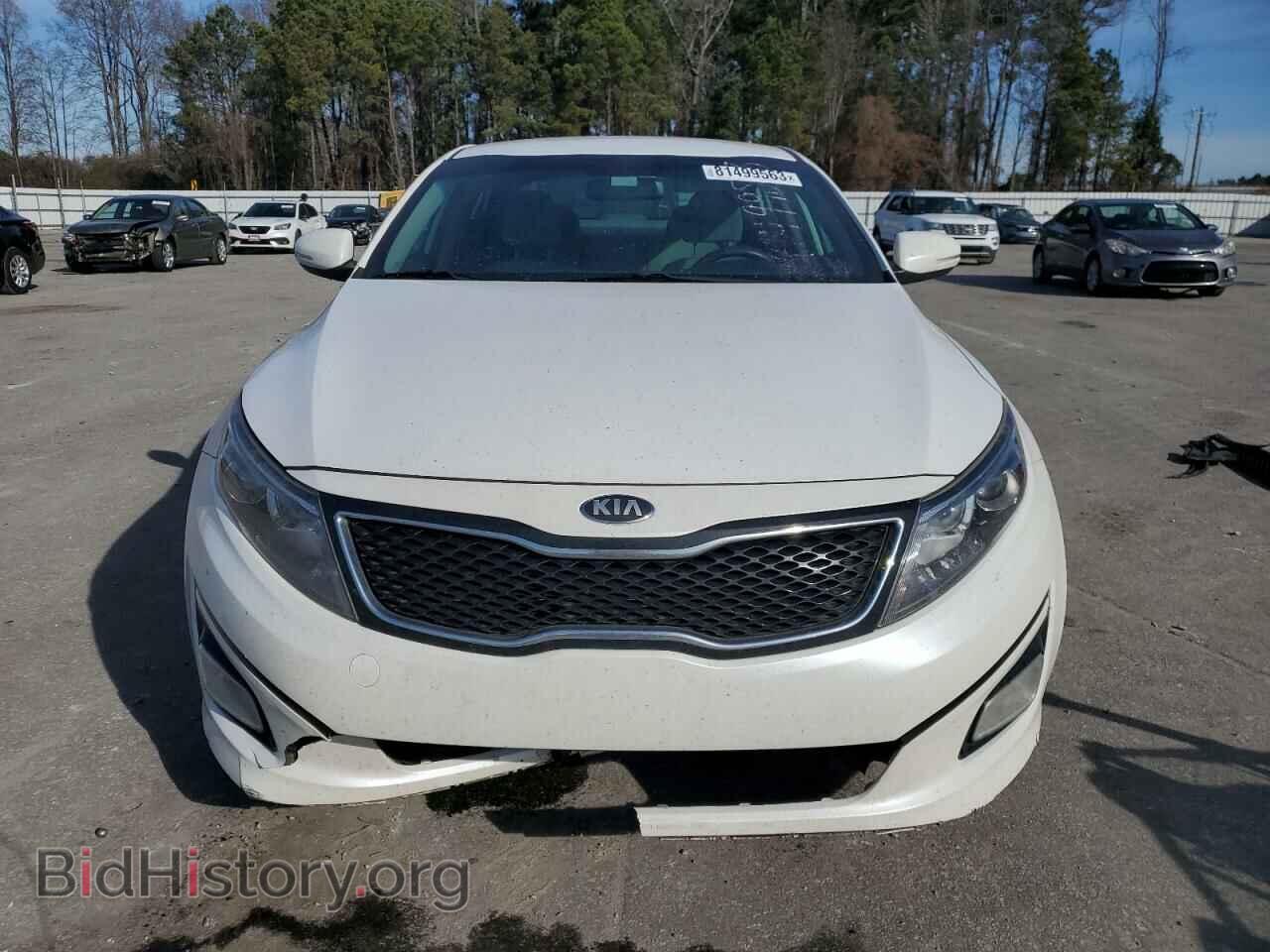 Report KNAGM4A74F5647063 KIA OPTIMA 2015 WHITE GAS - price and damage ...