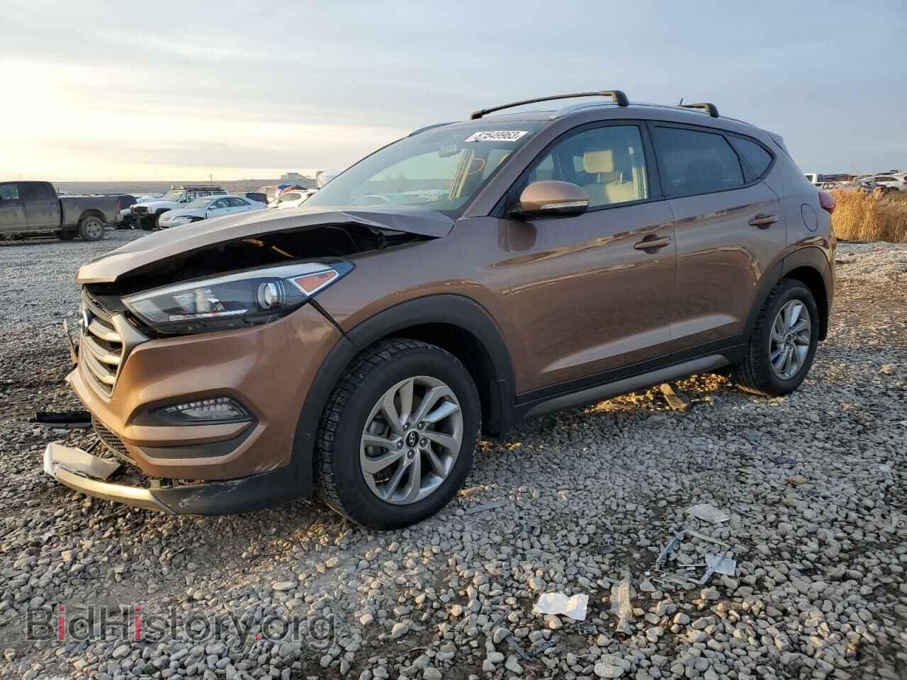 Report KM8J3CA26GU210680 HYUNDAI TUCSON 2016 BROWN GAS - price and ...