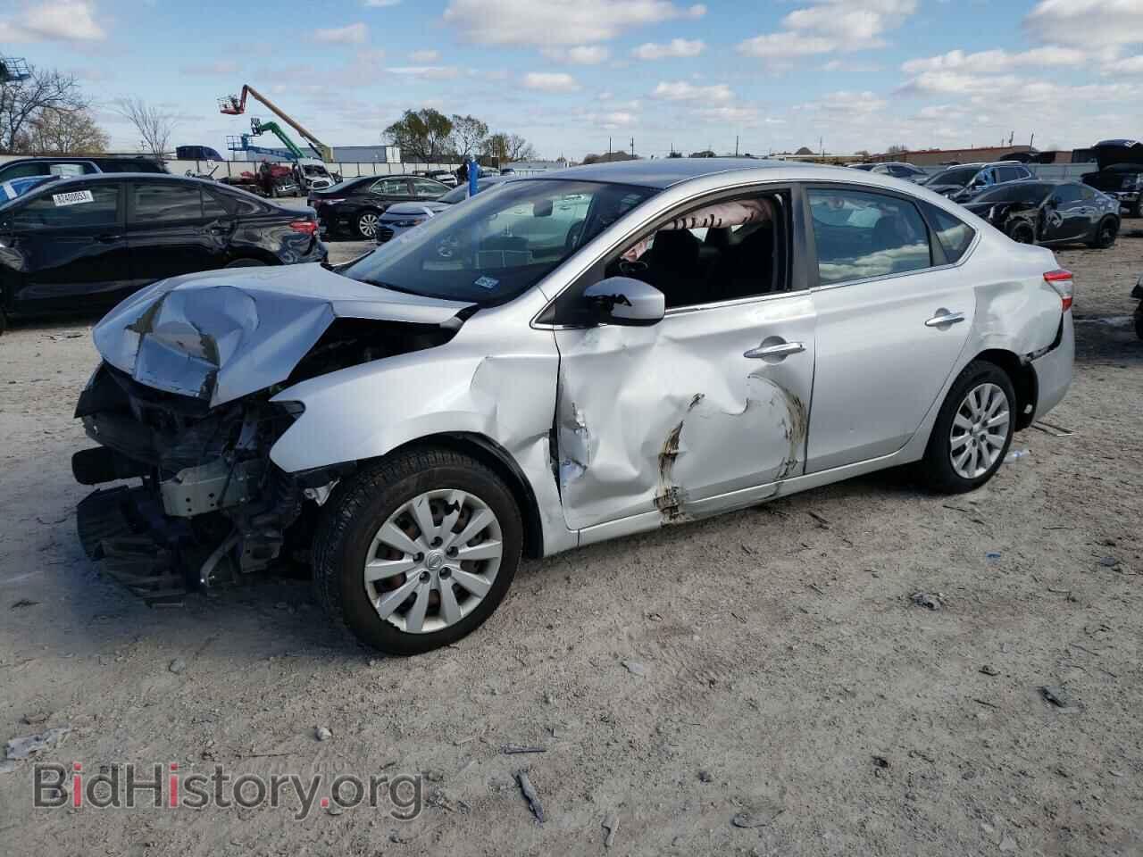 Report 3N1AB7AP2FL633231 NISSAN SENTRA 2015 SILVER GAS - price and ...