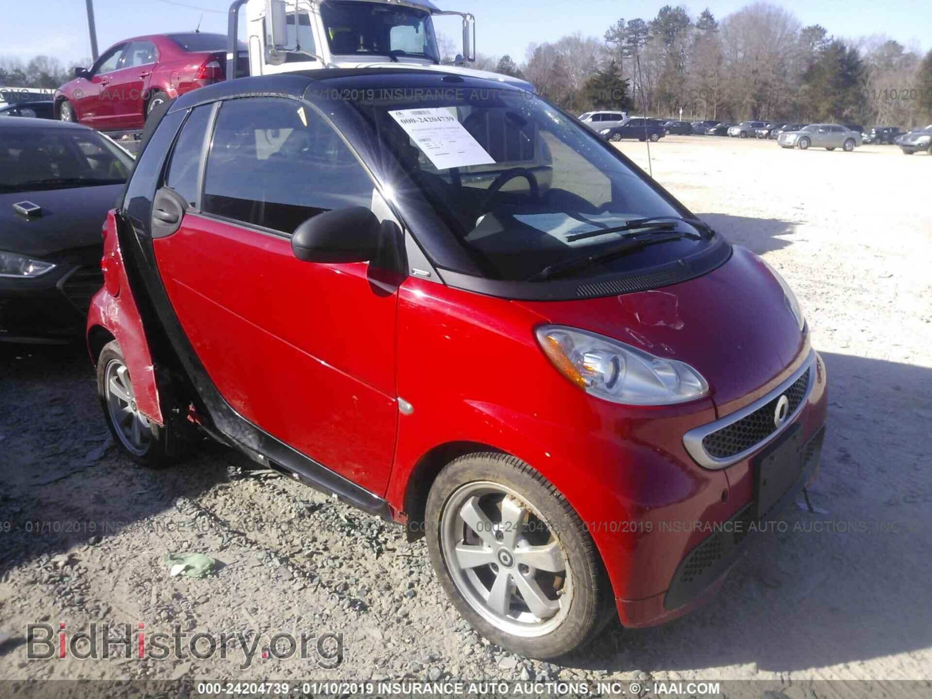 Report WMEEK3BA8DK585753 SMART FORTWO 2013 Red Gasoline - price and ...