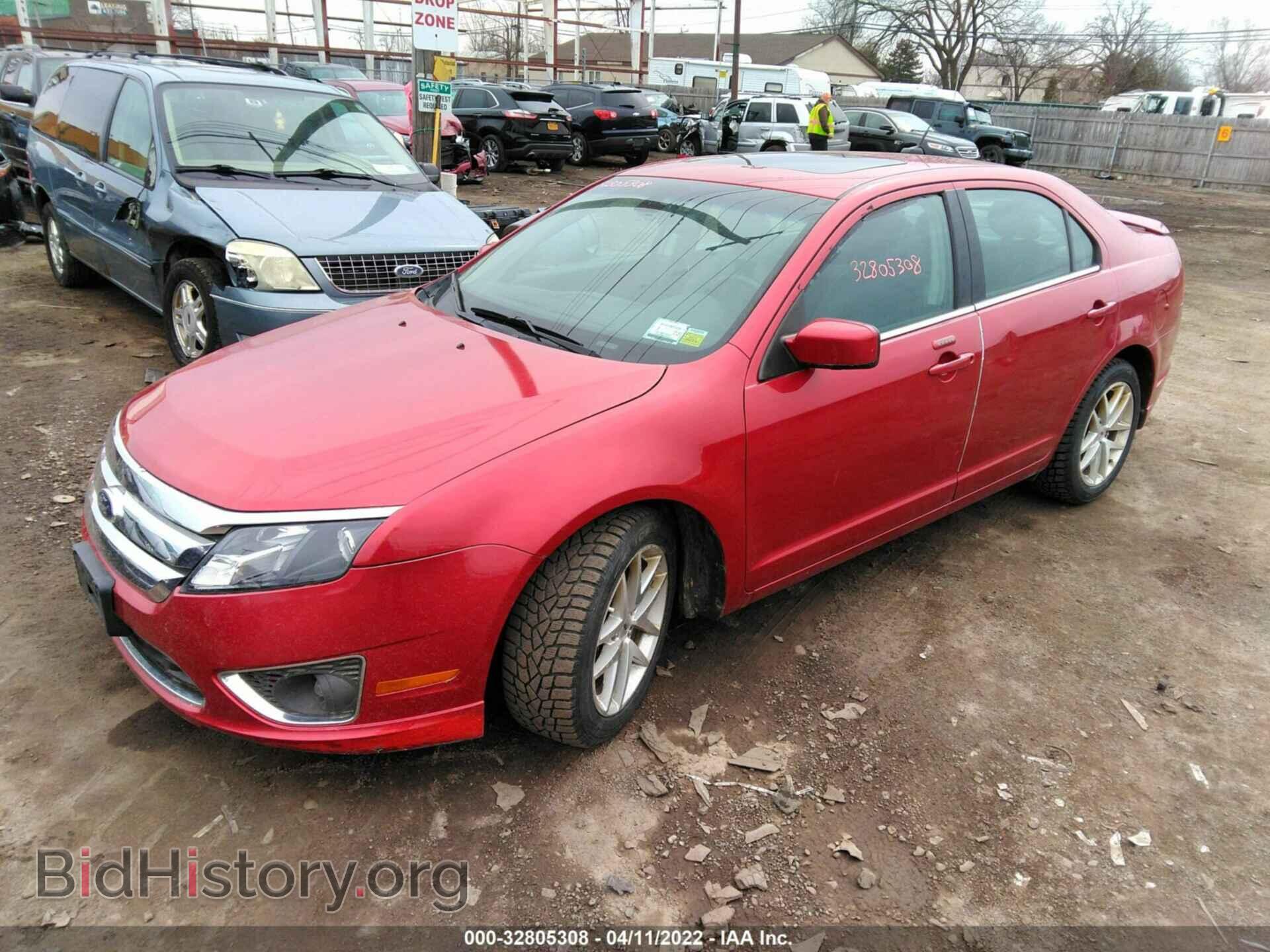 Report 3FAHP0JA8CR175015 FORD FUSION 2012 Red Gasoline - price and ...