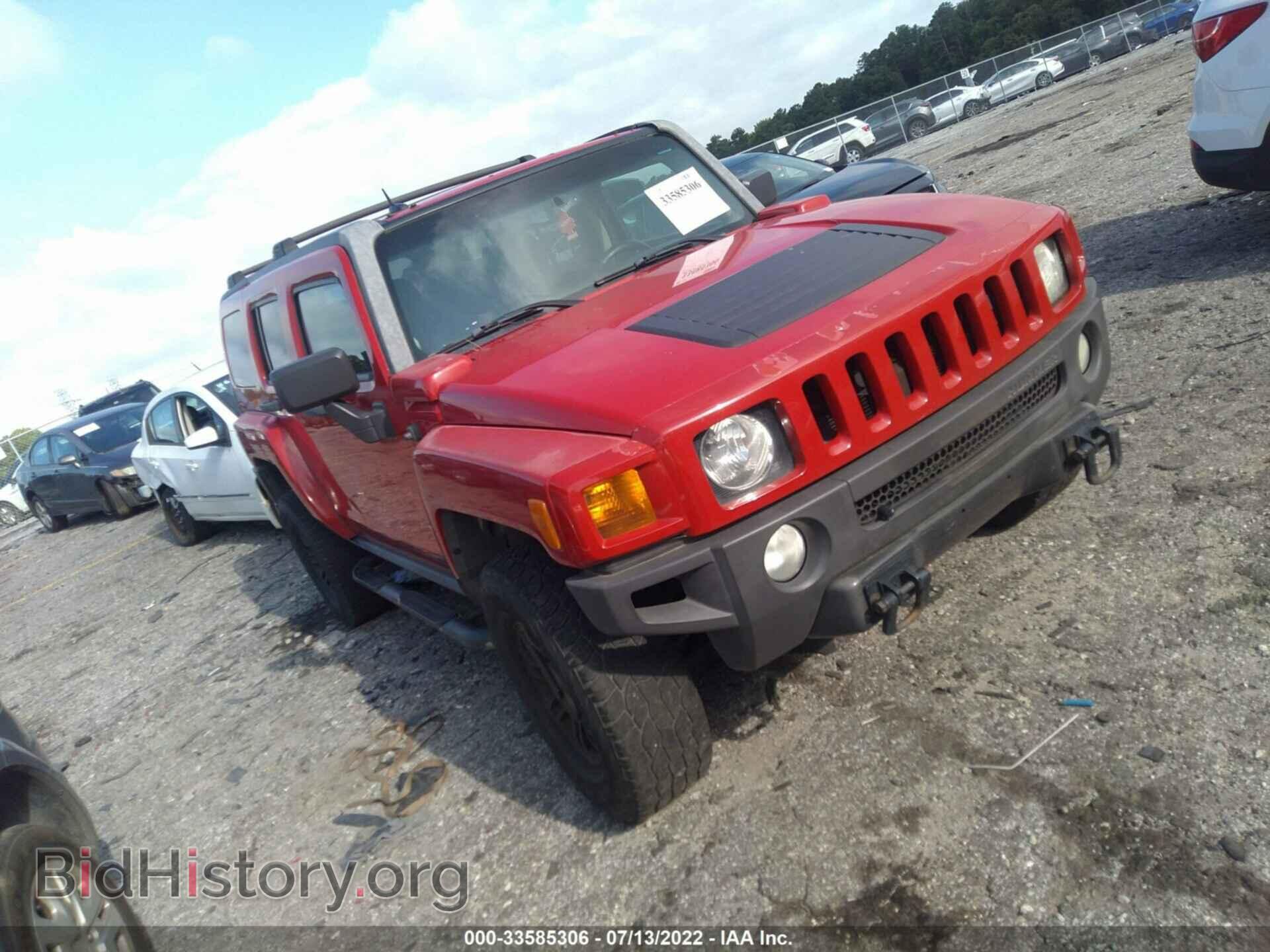 Информация о 5GTDN13EX78181127 HUMMER H3 2007 Red Gasoline