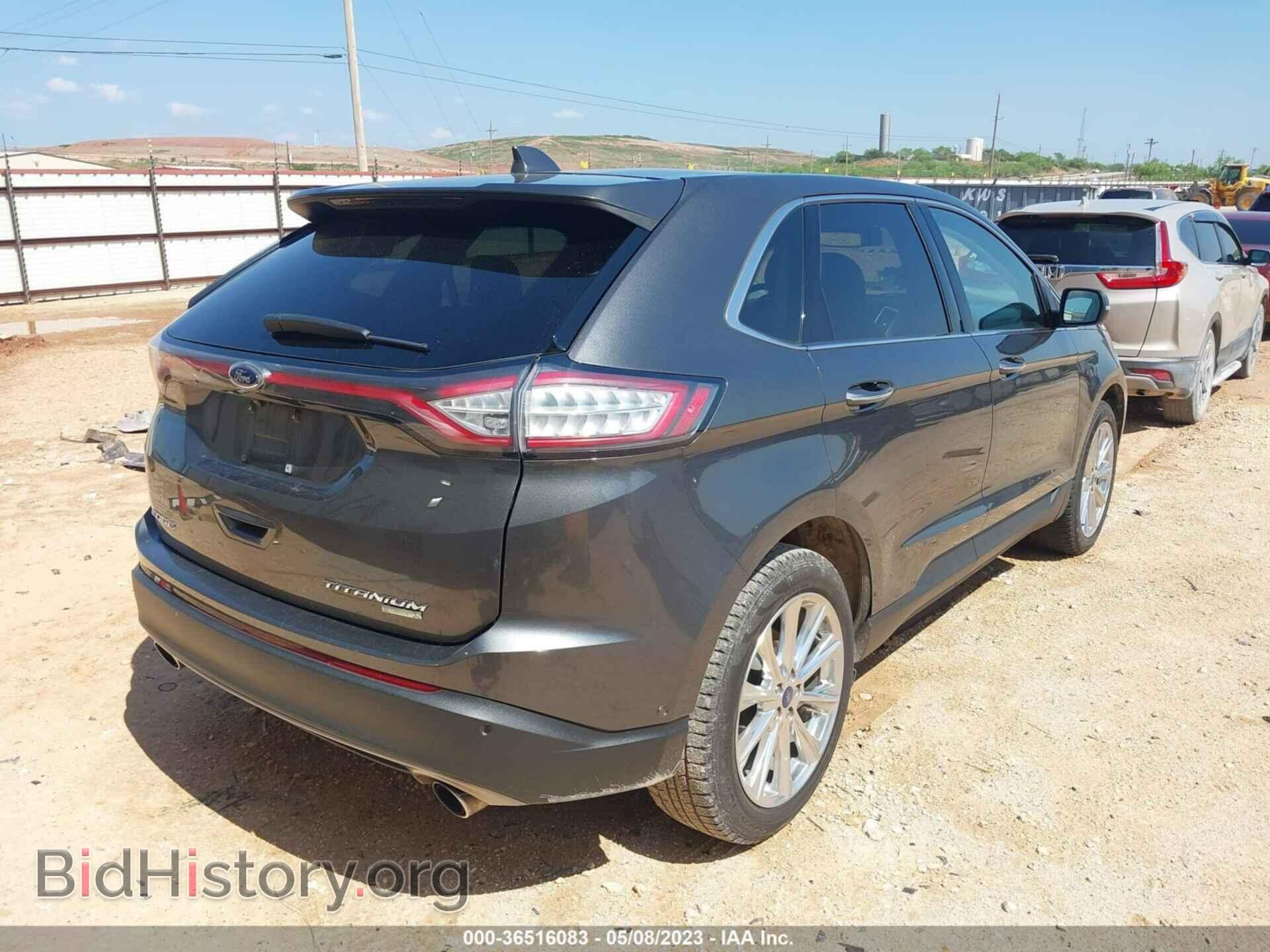 Report 2FMPK3K97HBB05047 FORD EDGE 2017 Gray Gasoline - price and ...