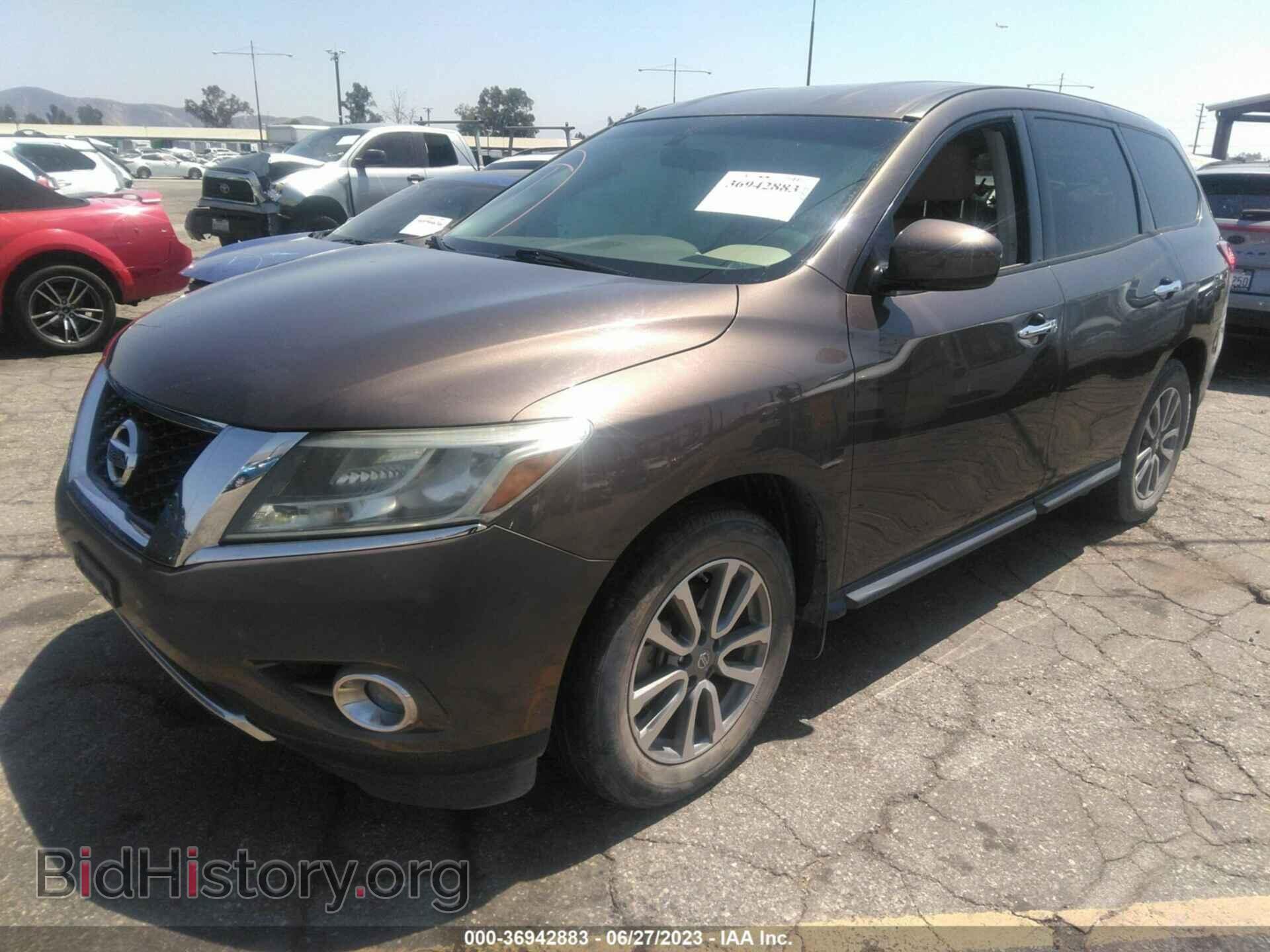 Report 5N1AR2MN1FC615560 NISSAN PATHFINDER 2015 Brown Gasoline - price ...