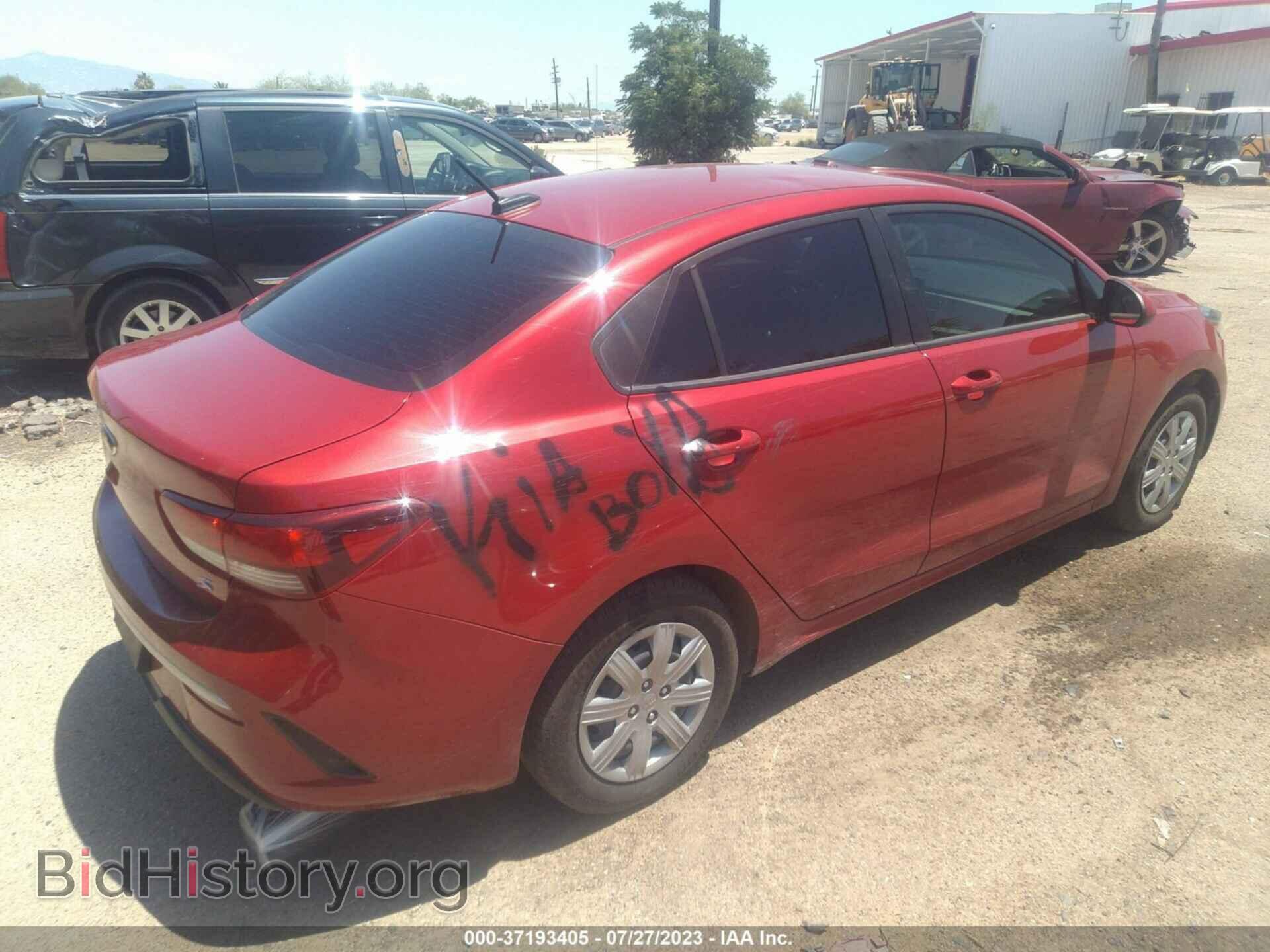 Report 3KPA24AD4ME429856 KIA RIO 2021 Red Gasoline - price and damage ...