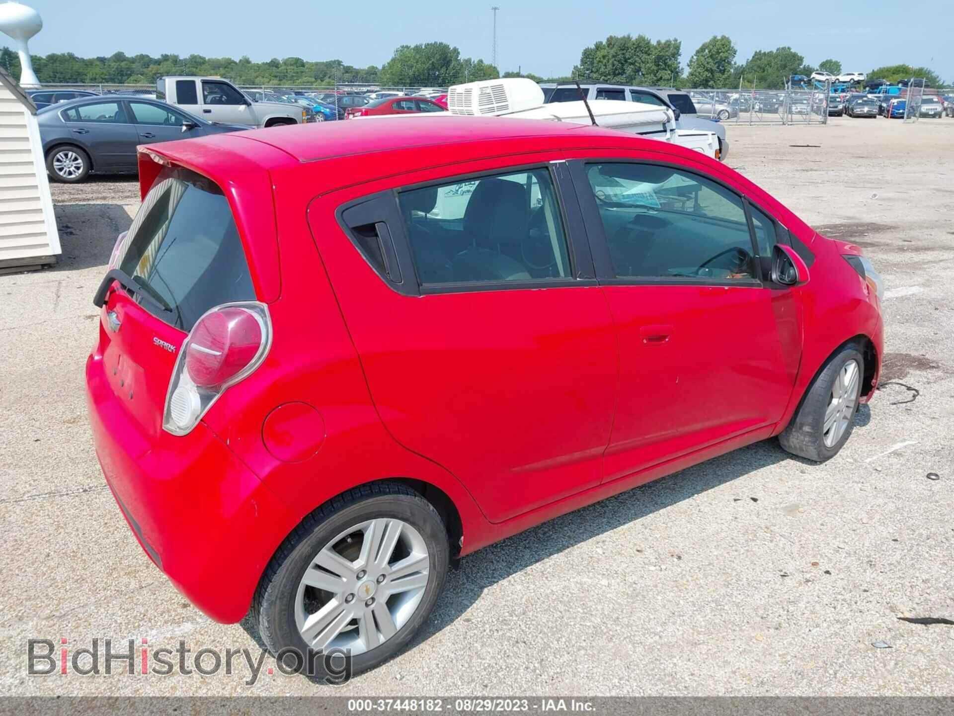 Report KL8CD6S92EC437786 CHEVROLET SPARK 2014 Red Gasoline - price and ...