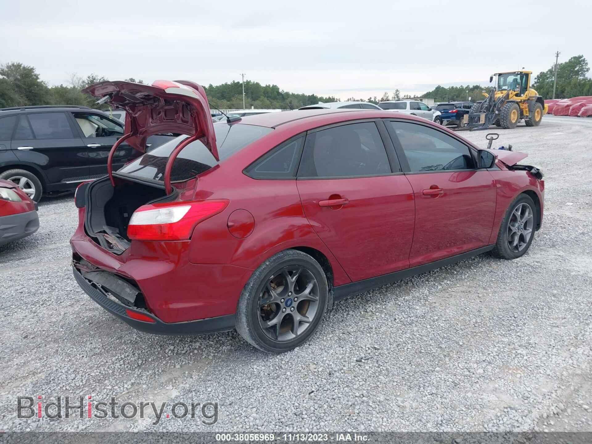 Report 1FADP3F21EL455636 FORD FOCUS 2014 Maroon Flexible Fuel - price ...