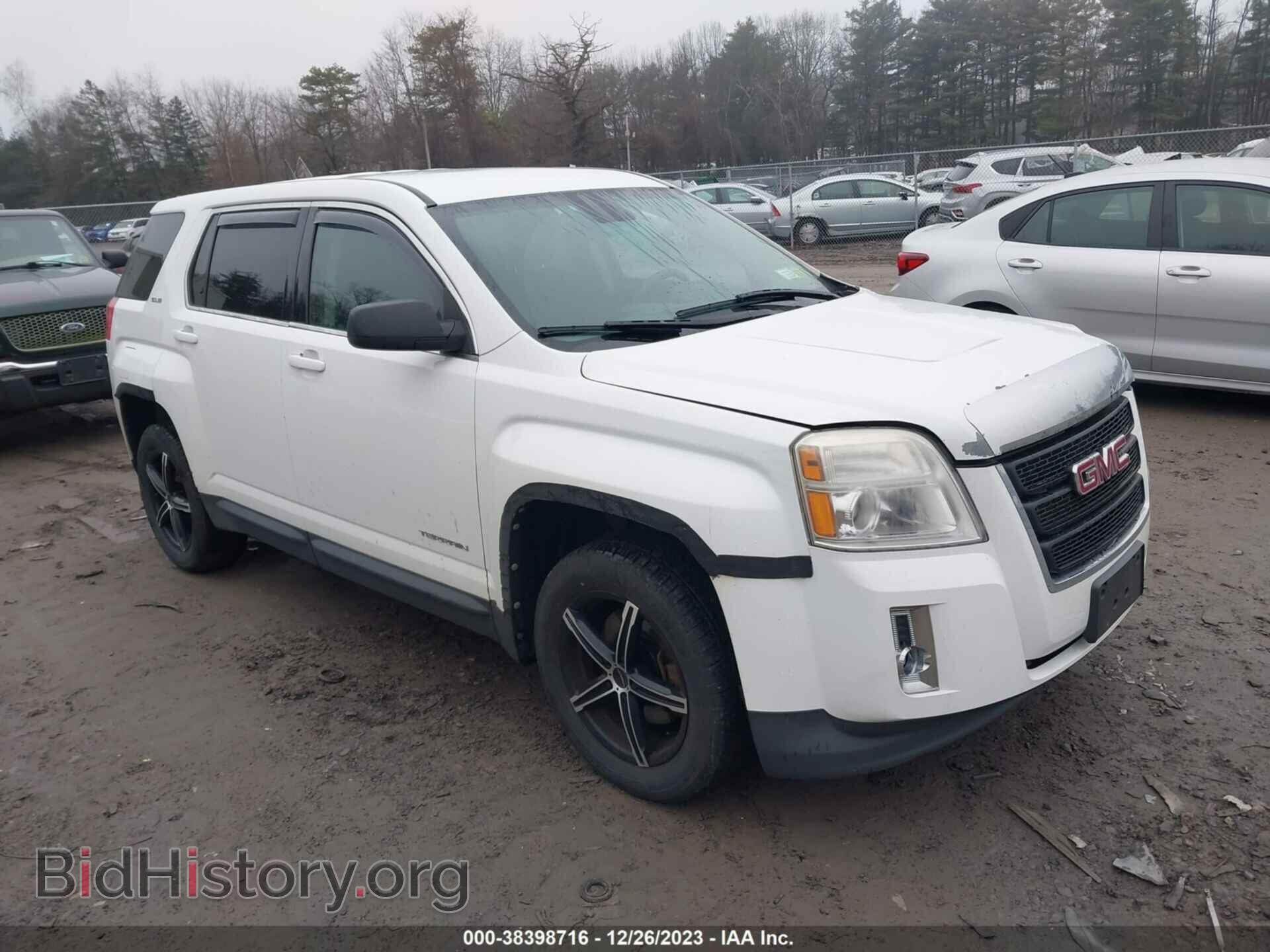 Report 2GKALMEK2C6122629 GMC TERRAIN 2012 White Flexible Fuel - price ...