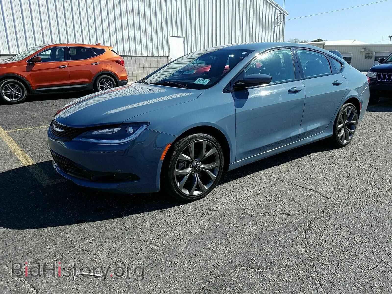 Report 1C3CCCBG2FN668317 Chrysler 200 2015 Ceramic Blue Clearcoat ...